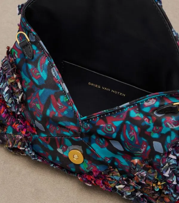 Dries Van Noten Embellished Embroidered Clutch