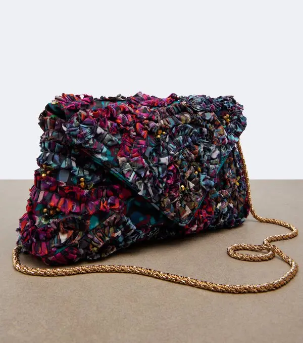 Dries Van Noten Embellished Embroidered Clutch