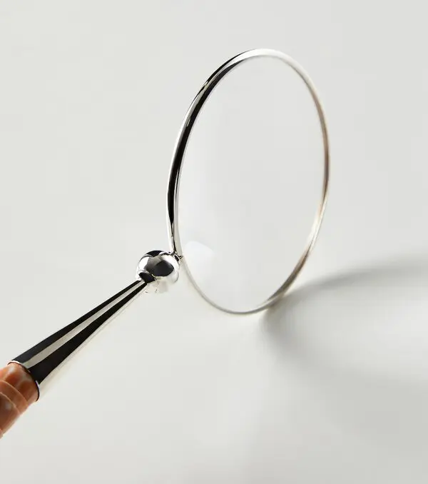 TAVARES 1922 Spiralis Sterling And Shell Magnifying Glass