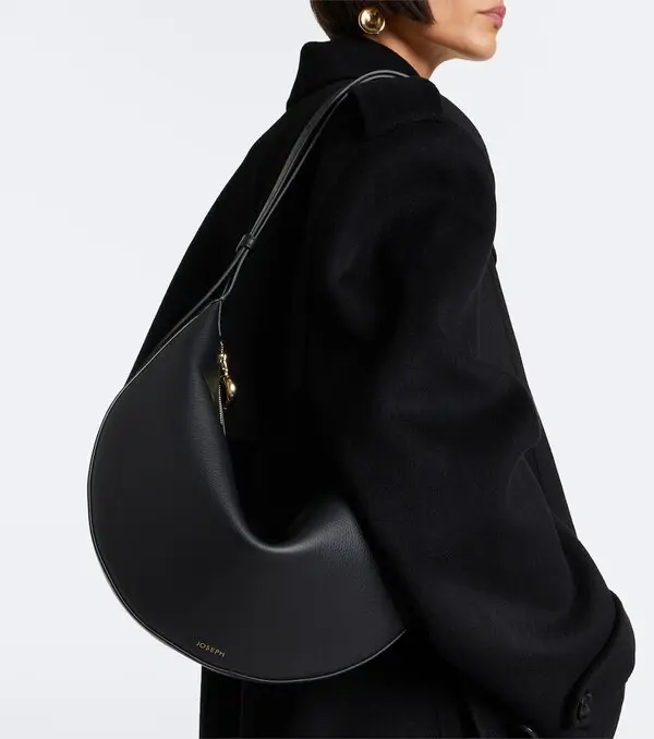 JOSEPH Bean Medium Leather Shoulder Bag