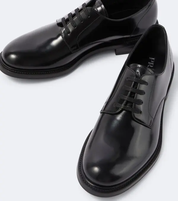 Prada Leather Derby Shoes