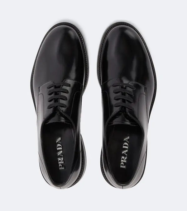 Prada Leather Derby Shoes