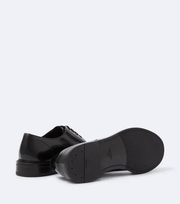 Prada Leather Derby Shoes