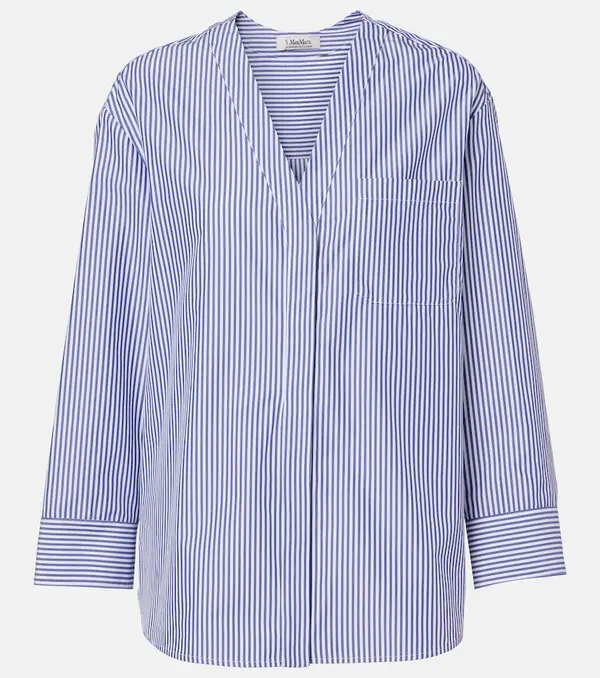 Max Mara Chicca Cotton Poplin Shirt