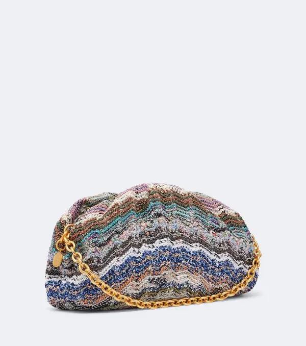 Missoni Wave Large Knitted Clutch