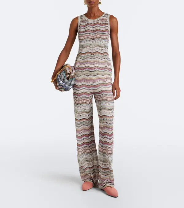 Missoni Wave Large Knitted Clutch