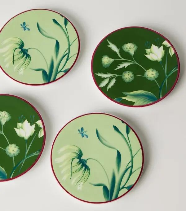 GINORI 1735 Acanto" Porcelain Coaster Set