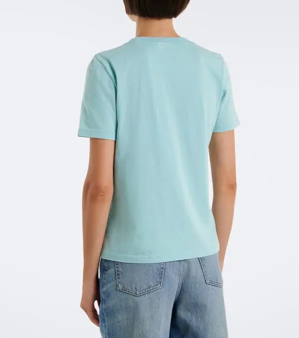 Chloé Logo Printed Cotton Jersey T-shirt