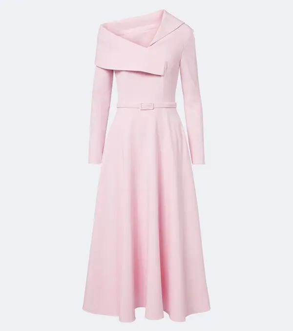 Safiyaa Odelle Asymmetrical Midi Dress