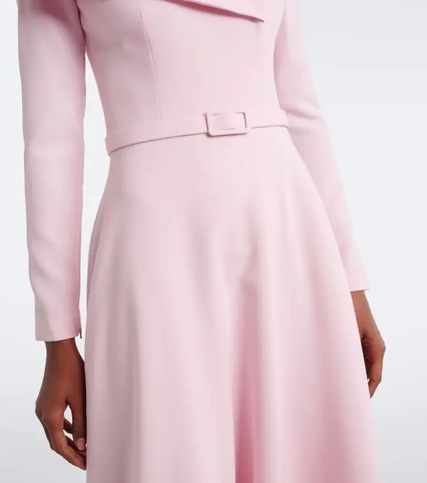 Safiyaa Odelle Asymmetrical Midi Dress