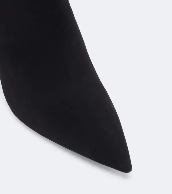 Rene Caovilla Embellished Suede Knee-high Boots