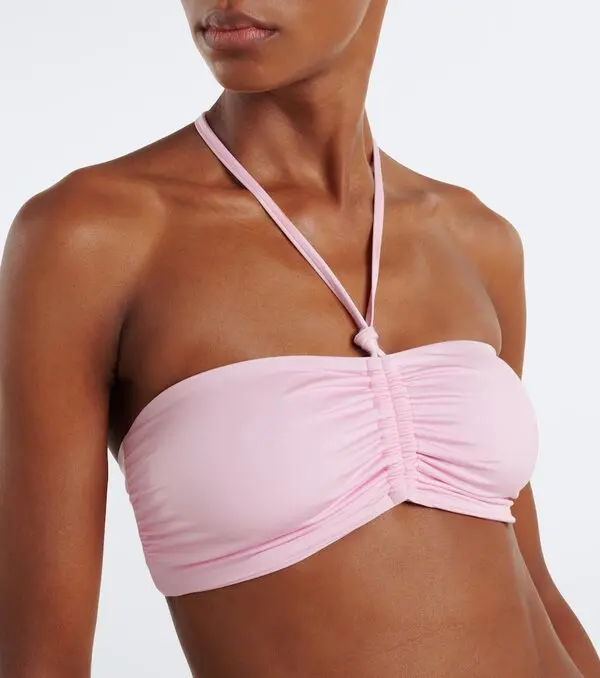 Balmain Ruched Bikini - Pink