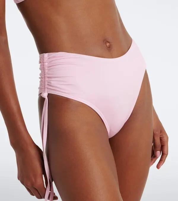 Balmain Ruched Bikini - Pink
