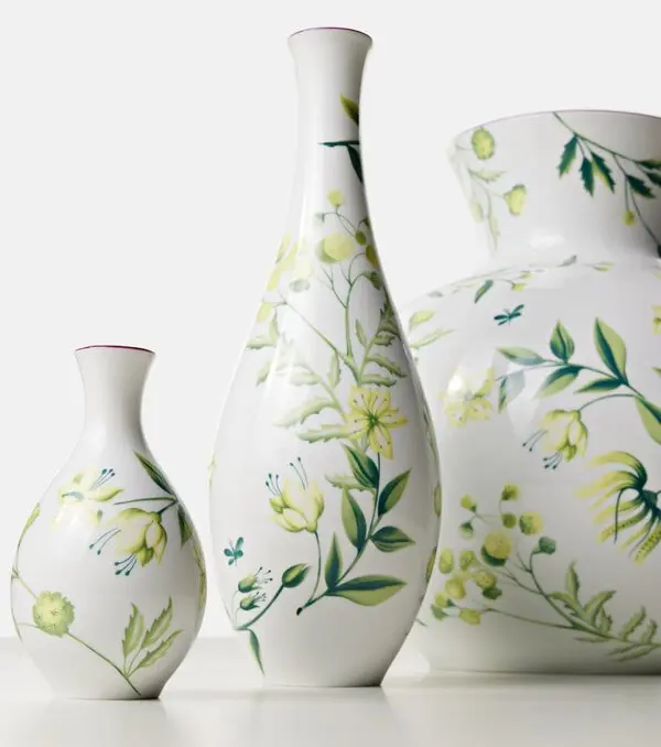 GINORI 1735 Florenza Floral Porcelain Vase