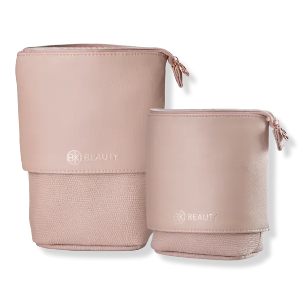 BK BEAUTY Standup Brush Holder & Travel Makeup Bag