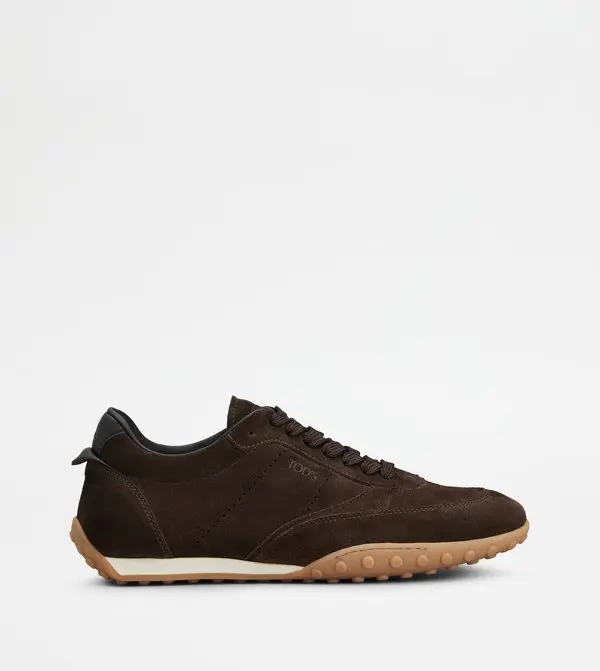 TOD'S Sneakers In Suede - Brown
