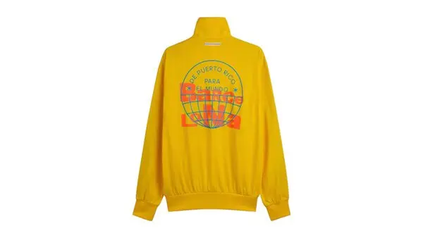 Adidas X Bad Bunny Dtmf Tour Barcelona Firebird Track Jacket - Eqt Yellow