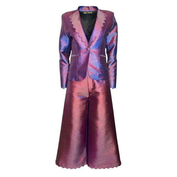 LAURA CITRON Blue / Purple Shelbie Suit - Blue/purple
