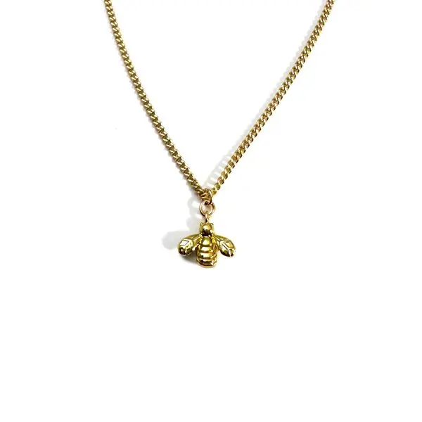 Rachel Nathan Let It Bee Necklace - Gold