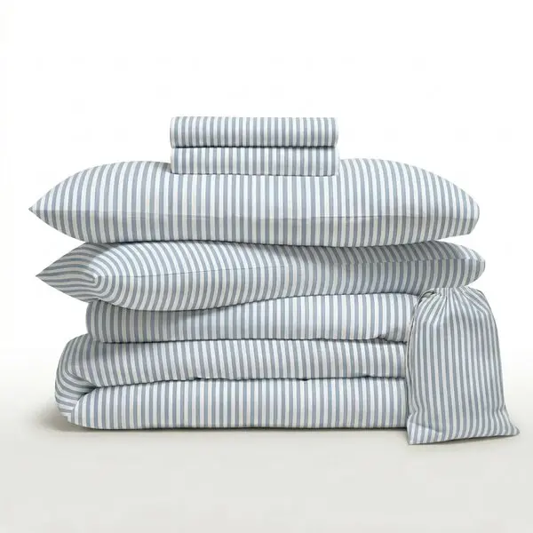 ITALIC Luxe Australian Sateen Bedding Bundle & White - Blue