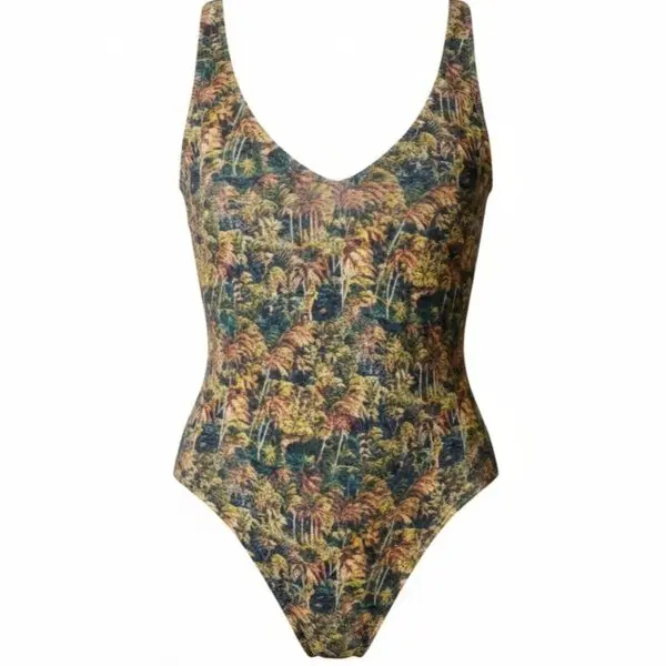 Jacques Zolty Noa Swimsuit Jungle Print - Green