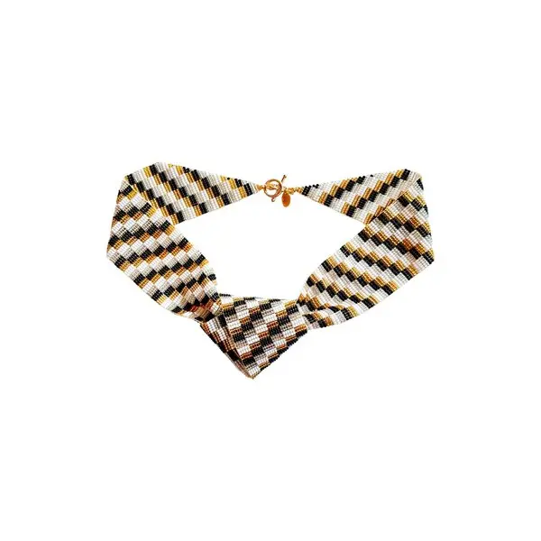 ILIANA ARRAZOLA Deconstructed Beaded Necklace