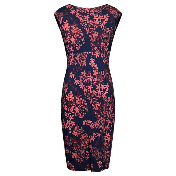 ALIE STREET LONDON Pippa Shift Dress In Bronzed Blooms