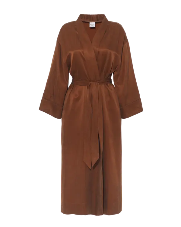 NUDEA Eco-luxe Kimono Robe Cocoa