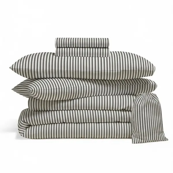 ITALIC Luxe Australian Sateen Bedding Bundle Ecru & Sage - Green