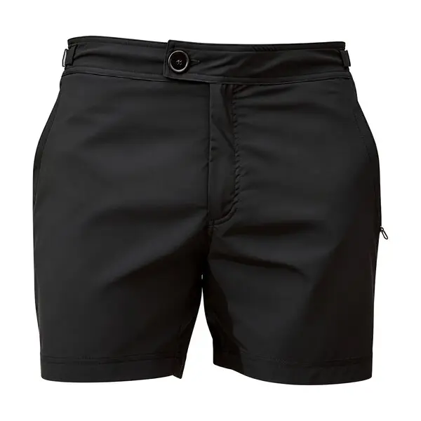 VAYLA Classic Plain Swim Shorts - Black