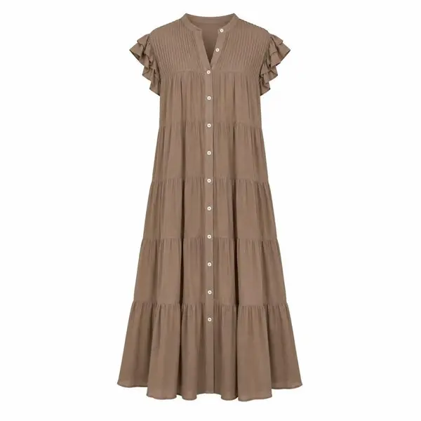 MUCHE & MUCHETTE Tracey Tiered Maxi Dress