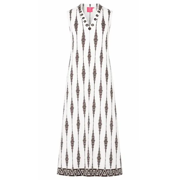 JUST DARVINY Goa Dress Pulse - White