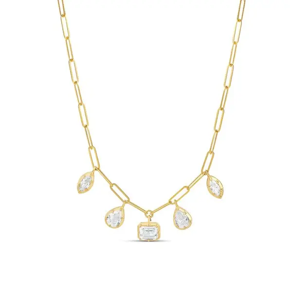 SHYMI Mix Shape On A Paperclip Necklace
