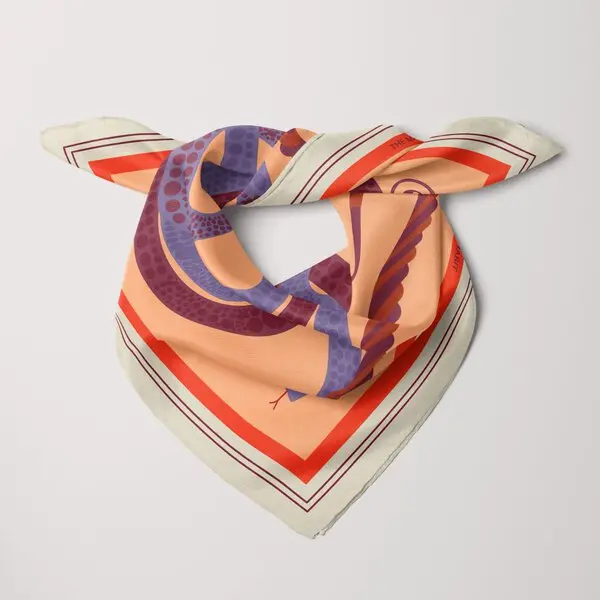 ALAS Neutrals Silk Bandana The Serpent
