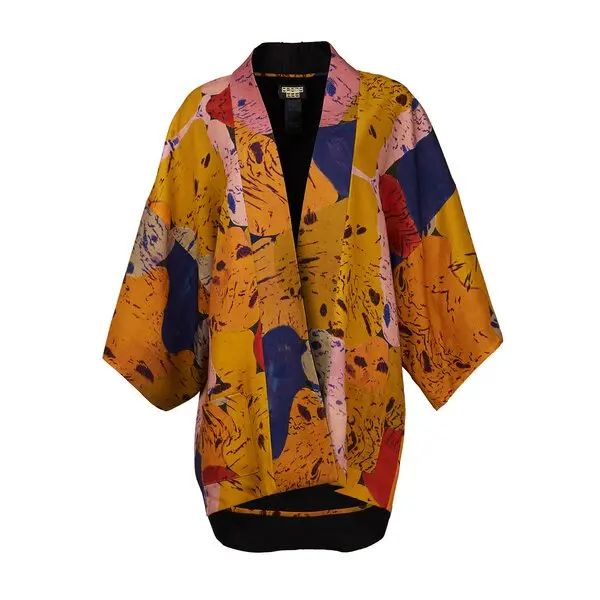 CRONO ZEE Golden Rosso Reversible Kimono