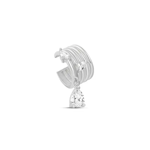 SHYMI Pear Drop Fluted Ear Cuff