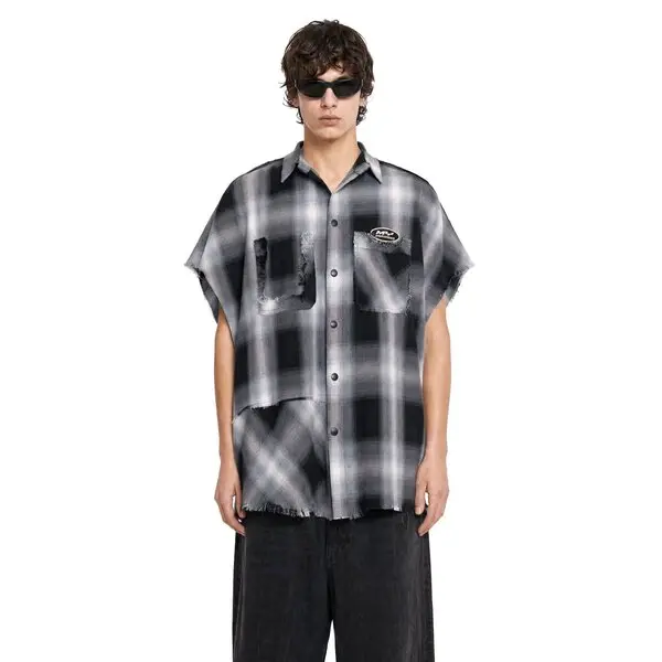 MYSIMPLICATED Division Sleeveless Shirt - Grey