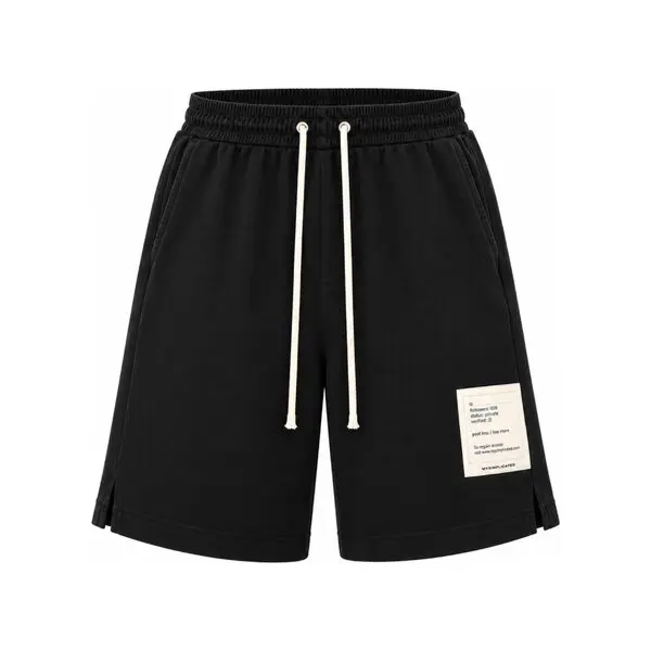 MYSIMPLICATED Oversized Cotton Bermuda Shorts With Drawstring Waist