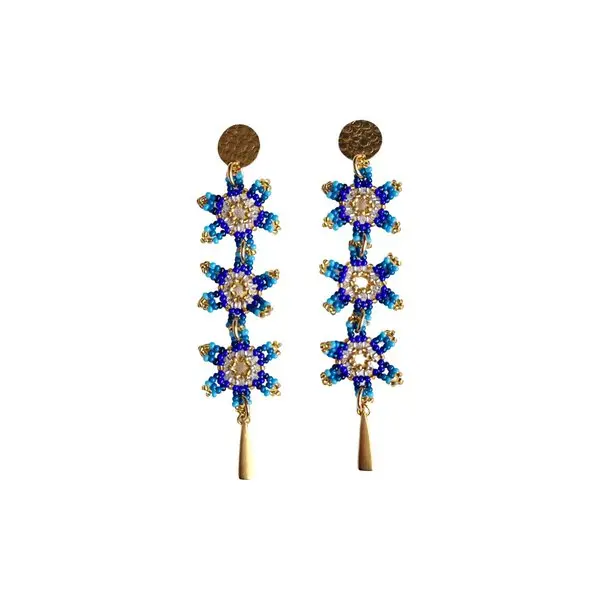 ILIANA ARRAZOLA Waterfall Blossom Flower Earrings