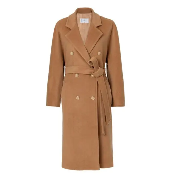 GIODORO Neutrals / Lavinti Camel Cashmere Coat - Brown