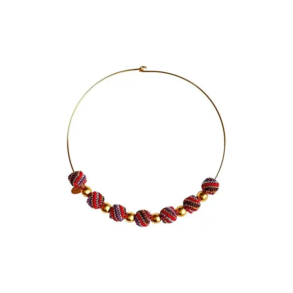 ILIANA ARRAZOLA Beaded Pendant Necklace