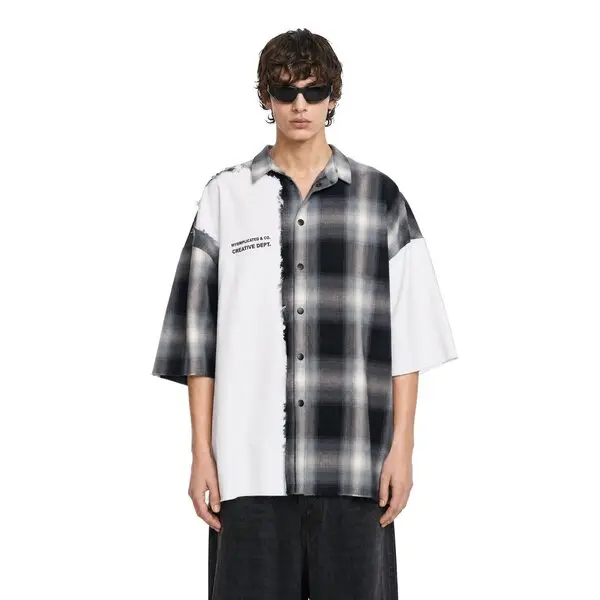 MYSIMPLICATED Grey Division Overshirt - Grey/white