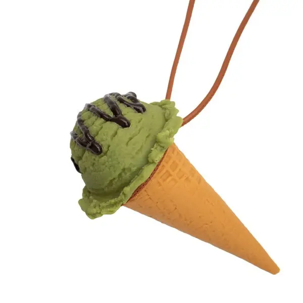 ABSURDE Pistachio Ice Cream Bag Charm - Green