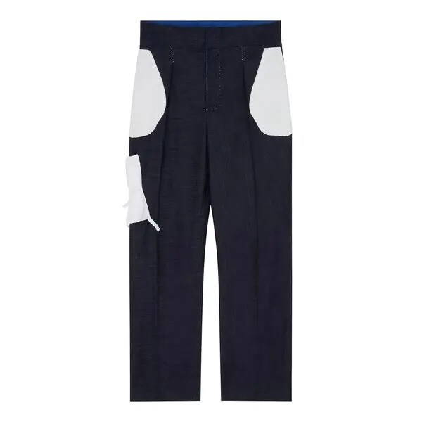 MAISON LOUIS Blue / White The De Nîmes Trousers