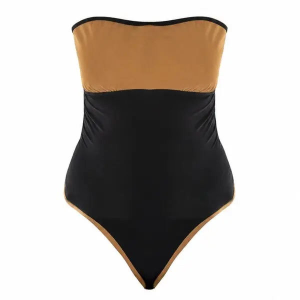 Jacques Zolty Black / Gold Severo Swimsuit - Black/gold