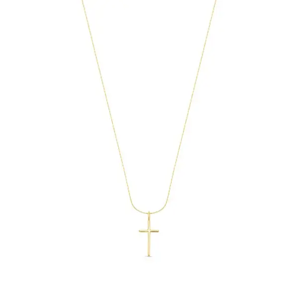 ESTERAH Fine Cross Pendant Necklace