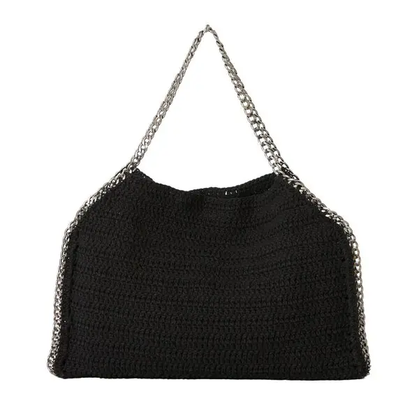 N'ONAT City Chain Hand Crochet Tote Bag - Black