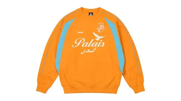 PALACE Palais Proteam Crew - Tiger Orange