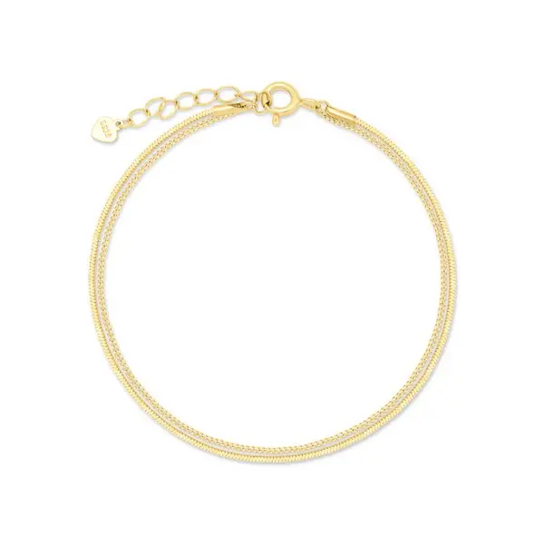 ESTERAH Double Chain Bracelet