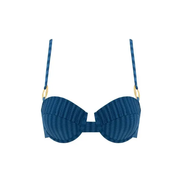 THAYNNE SWIMWEAR Llc Duna Top Tamisa Underwire Bikini Top With Gold Hardware